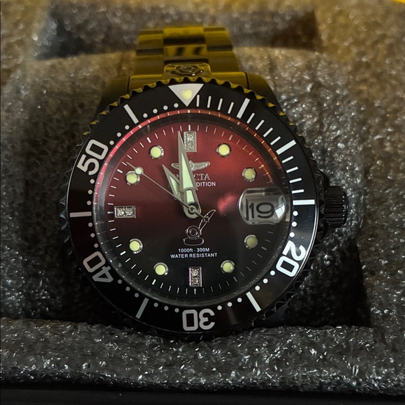 Invicta | Accessories | Invicta Automatic Limited Edition Black And Red ...